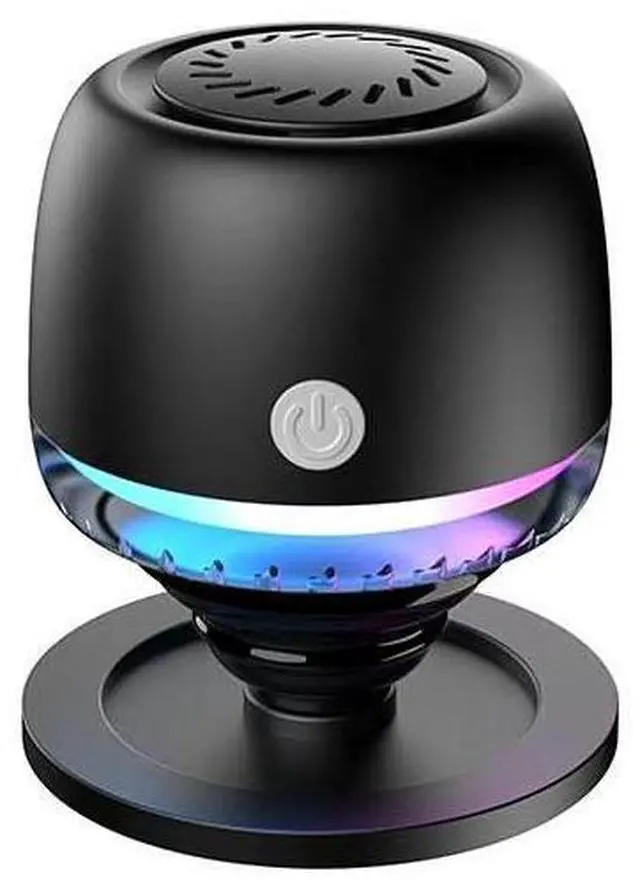 JVFYI Mini Round Bluetooth Speaker | High Bass, IPX6 Waterproof, 20H ...