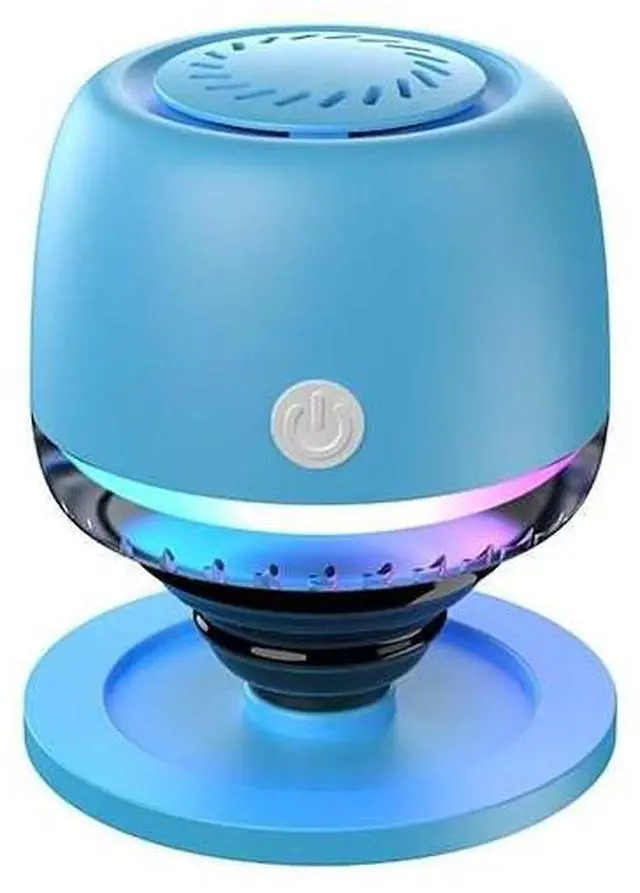 JVFYI Mini Round Bluetooth Speaker | High Bass, IPX6 Waterproof, 20H ...