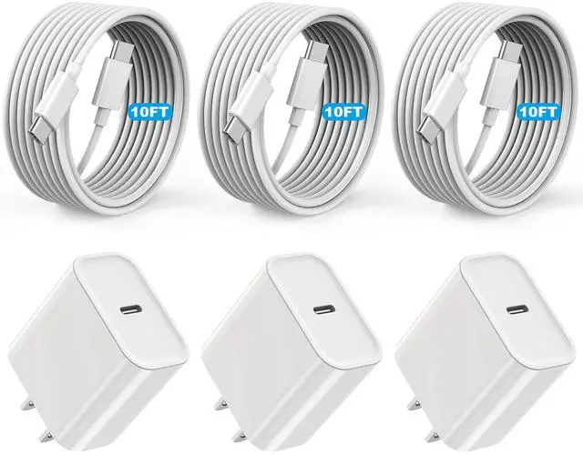 [Apple MFi Certified]Long 10Foot USBC to USBC Cable Fast Charging for ...