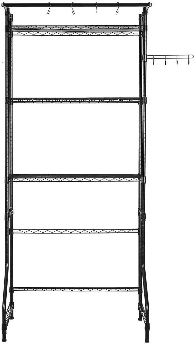 VEVOR Over Washer and Dryer Storage Shelf, 3 Tiers Laundry Room Drying ...