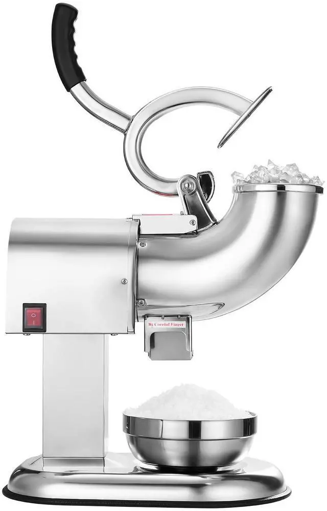 VEVOR Commercial Ice Crusher 440LBS/H Electric Snow Cone Maker Shaved ...