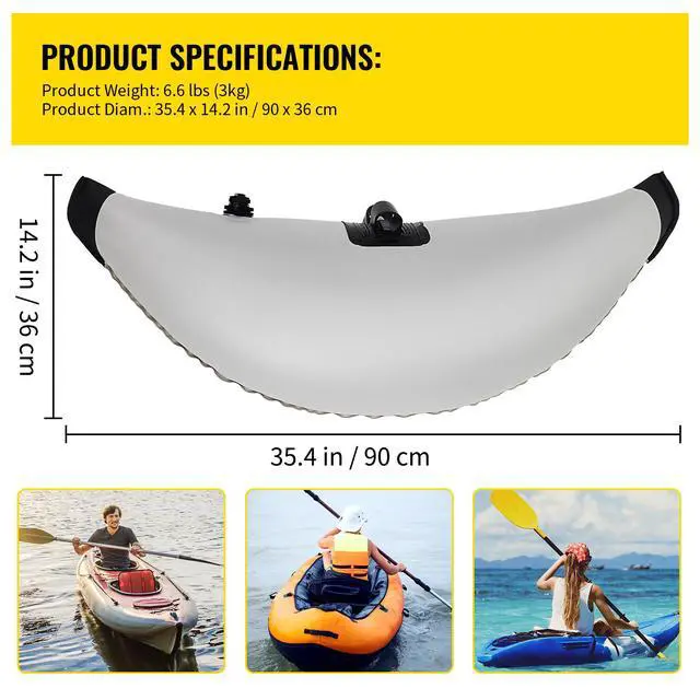 VEVOR Kayak Outrigger Stabilizers, 2 PCS, PVC Inflatable Outrigger ...