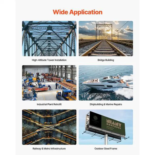 VEVOR Magnetic Drill Press Mag Drill Press 1400 W 0-750 RPM with 11 ...