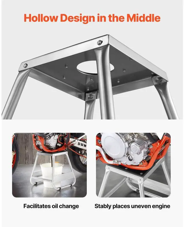 VEVOR Dirt Bike Stand 1100 lbs Load Capacity Dirtbike Pit Stand for ...