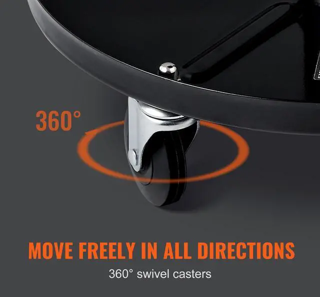 VEVOR Adjustable Mechanics Rolling Creeper Seat Stool Tool Tray for ...