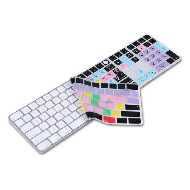 XSKN Shortcuts and Languages Silicone Keyboard Cover Skin Compatible ...