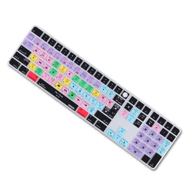 XSKN Shortcuts and Languages Silicone Keyboard Cover Skin Compatible ...
