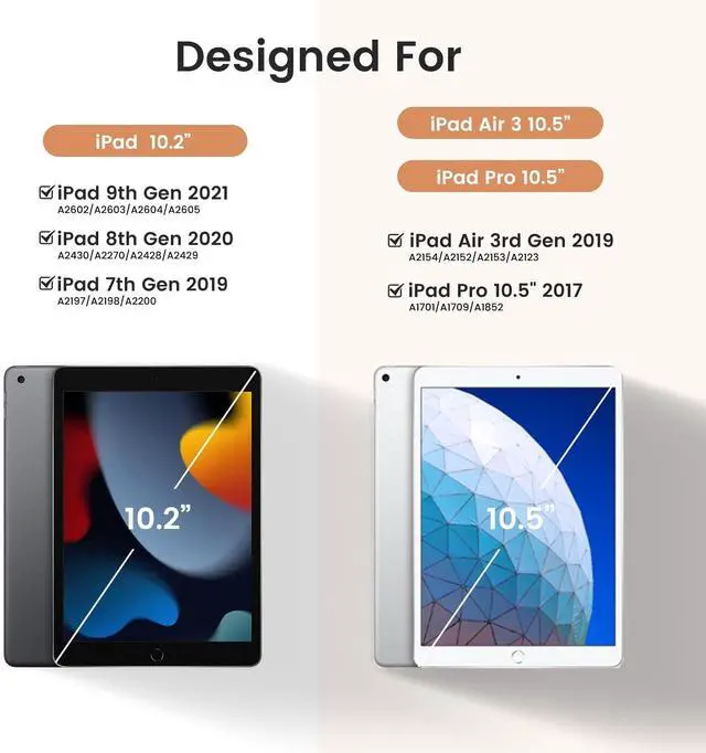 OPAKIT Keyboard Case for iPad 9th/8th/7th Generation, 7-Color Backlit ...