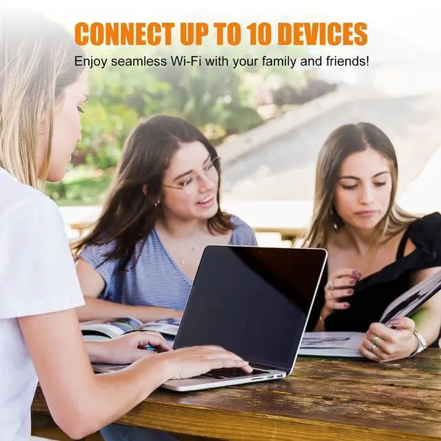 Firstnum M4 4G LTE Mobile Hotspot, ESIM Compact Portable WiFi Hotspot ...