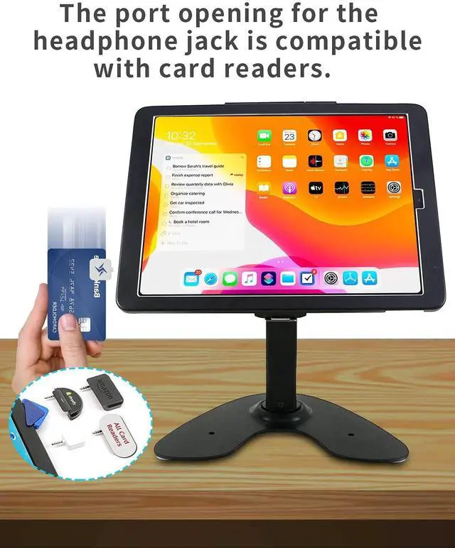 CarrieCathy Desktop Wall Mount Anti-Theft Security Kiosk POS Stand ...