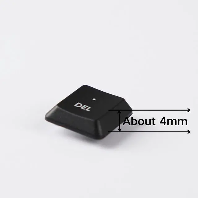 YMDK Solid Color Minimalist Style Keycaps PBT Material Low Profile ...