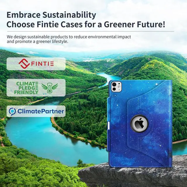 Fintie Bundle: Fintie Rotating Case for iPad Pro 13-inch (M4) 2024-360 ...