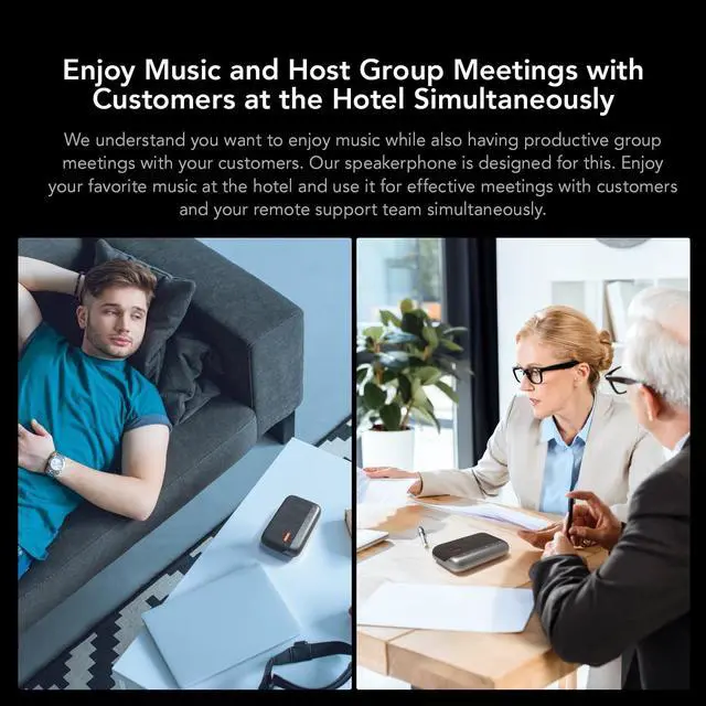 NUROUM A05B(2nd Gen) Bluetooth Conference Speaker and Microphone ...