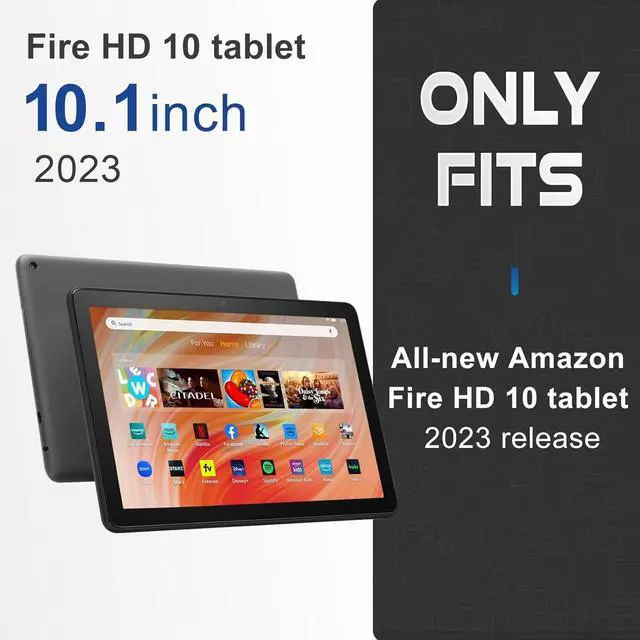 KEFBWAO Case for All-New Fire HD 10 and 10 Plus Tablet (13th/11th ...