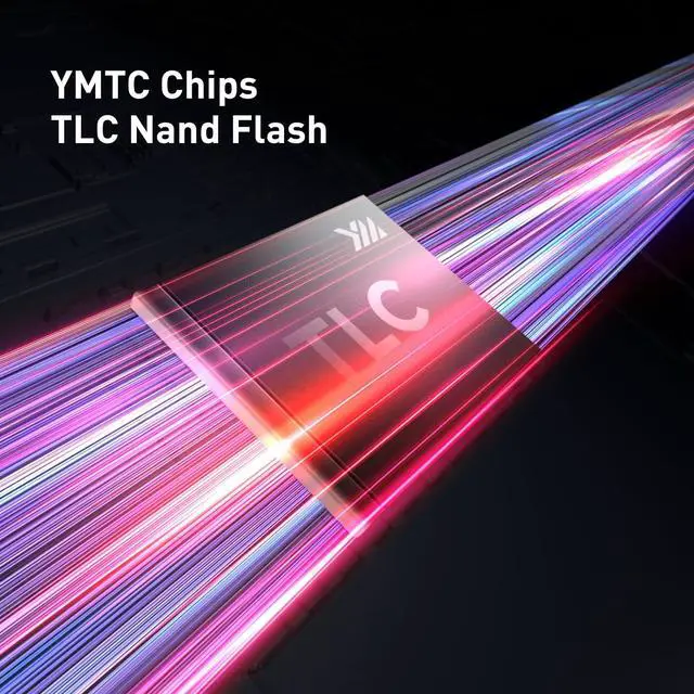 MOVE SPEED HB7450 1TB SSD for PS5 with Heatsink TLC NAND, PCIe 4.0 NVMe ...