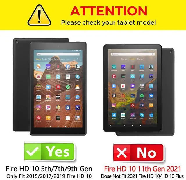 Merocab Kids Case for Fire HD 10 2019/2017/2015 Releases, HD 10 5th/7th ...