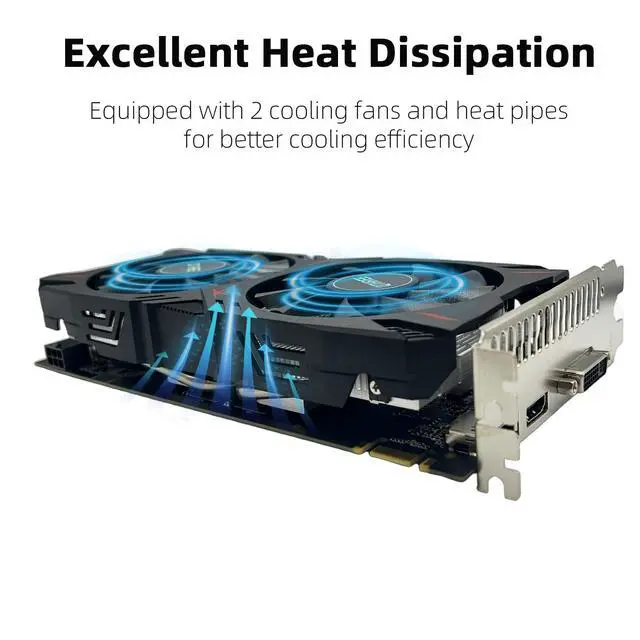 QTHREE Geforce GTX 960 4GB Graphics Card, GDDR5 128-bit, DP, HDMI, DVI ...