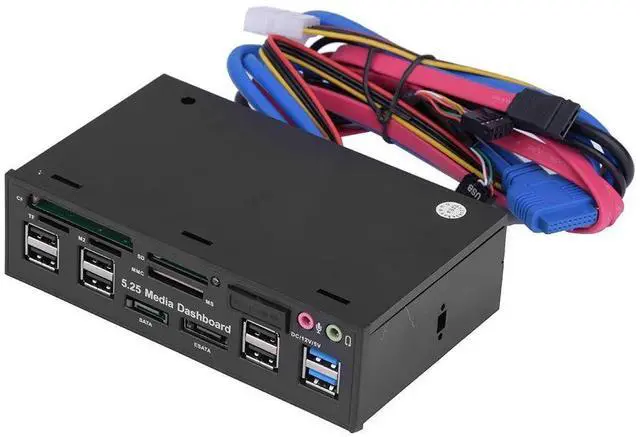 TCC-QL5E 5.25 Inch PC Multifunction Dashboard Media Front Panel, with ...