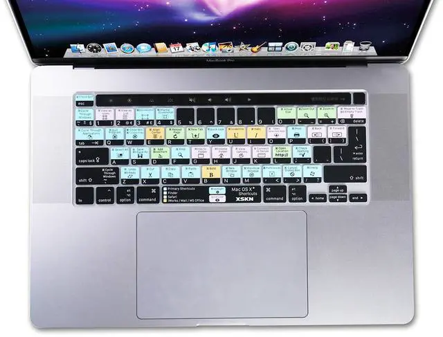 XSKN Mac OS X Silicone Shortcut Keyboard Cover Skin for 2019 New ...