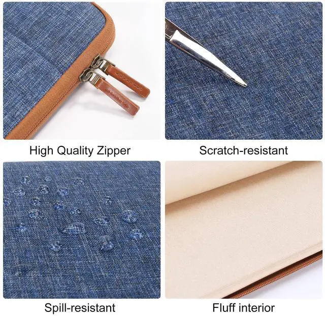 DOMISO 13.3 inch Laptop Case Sleeve Protective Cover Compatible with 14 ...