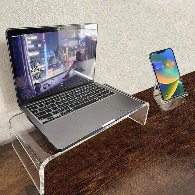 VTZEOTQ Acrylic Monitor Stand Riser Anti-Cat Laptop Cover Protector ...