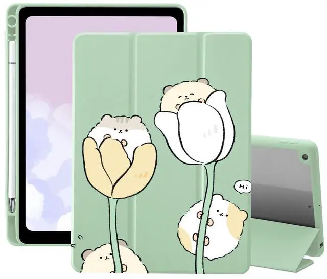 Kawaii Hamster Case for iPad 9th/7th/8th Generation(2021/2020/2019, 10 ...