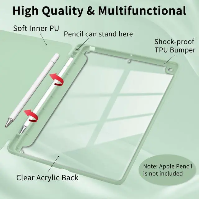 Kawaii Hamster Case for iPad 9th/7th/8th Generation(2021/2020/2019, 10 ...