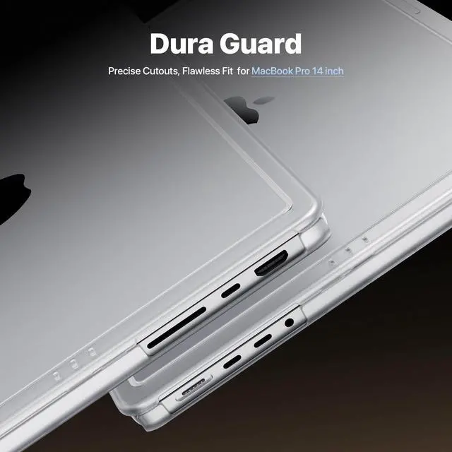 Macaset DuraGuard for MacBook Pro 14 inch Case ^^ M5 M4 M3 M2 M1 Pro ...