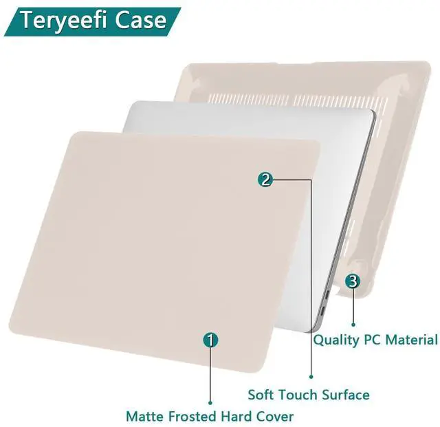 Teryeefi for MacBook Pro 13 inch Case 2016-2022 Release Model A2338 M1 ...