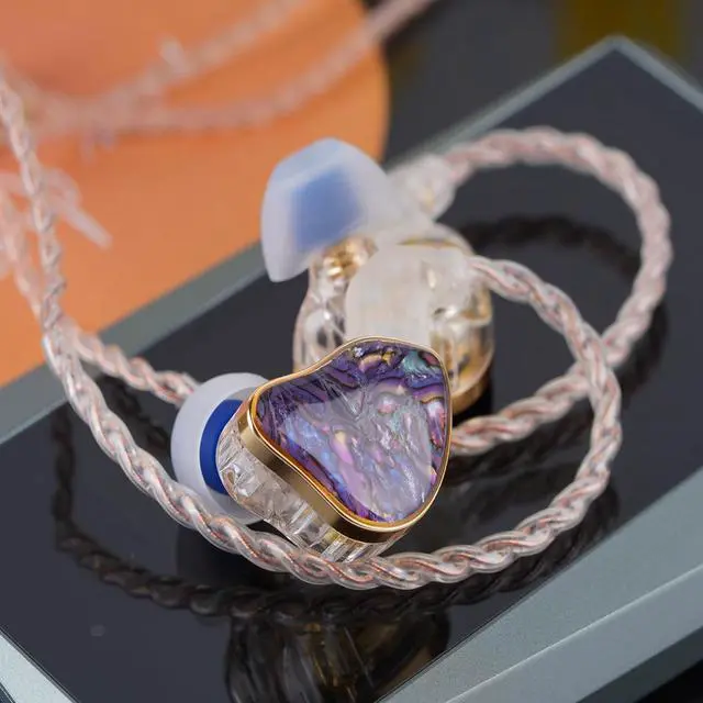 DB2 IEM Earphones Without Microphone: Resin 1BA 1DD Hybrid in Ear ...