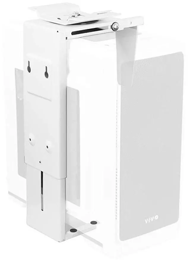 FOR Adjustable Under Desk and Wall PC Mount Computer Case Holder with ...