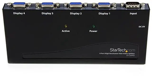 FOR-com 4Port VGA Video Splitter 300 MHz VGA Splitter 4 port 2048x1536 ...