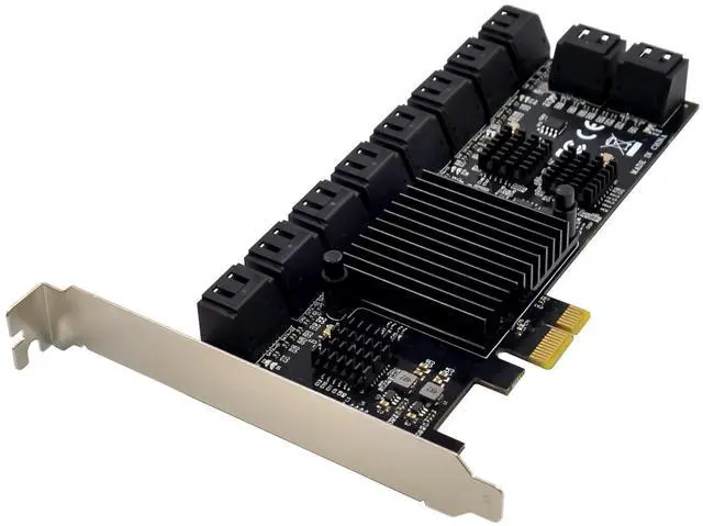 JVFYI PCIe ASM1064 SATAIII 20-Port Expansion card - Newegg.ca