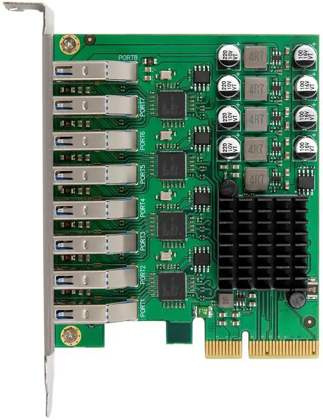 JVFYI PCIe X4 NEC720201 4CH 8-USB3.0 Expansion Card - Newegg.ca