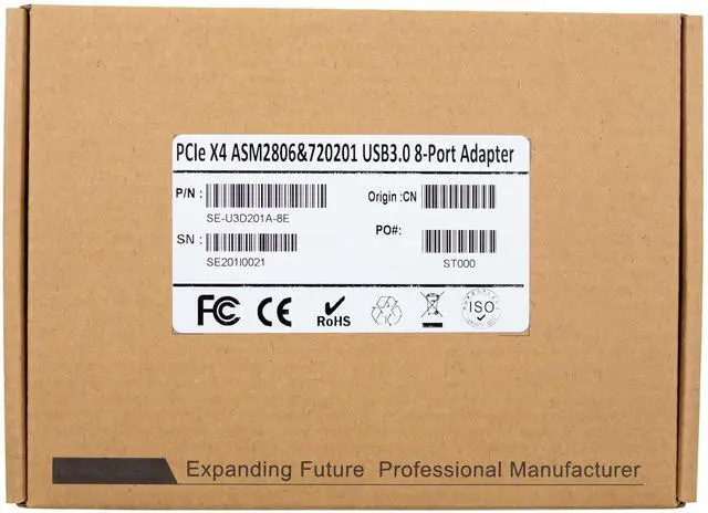 JVFYI PCIe X4 NEC720201 4CH 8-USB3.0 Expansion Card - Newegg.ca