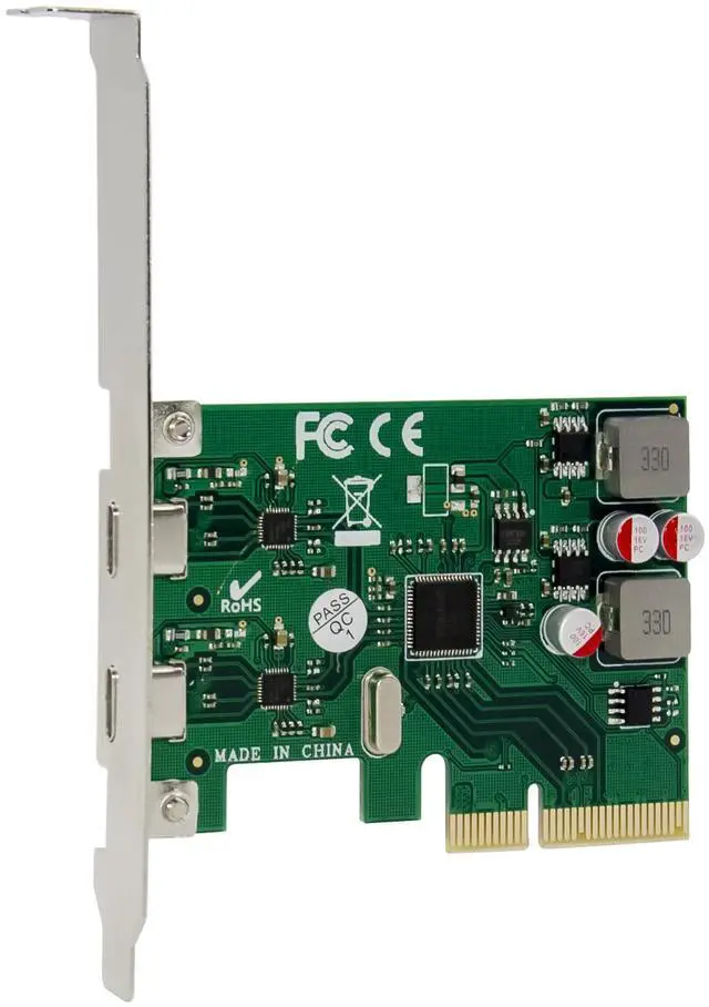 JVFYI PCIe x4 ASM1142 2-Ports USB 3.1 Type C Card - Newegg.ca