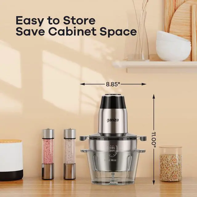 Food Processors, Electric Food Chopper with Meat Grinder & Vegetable ...