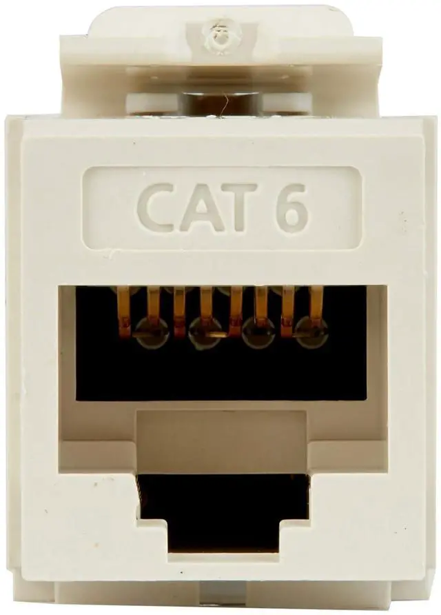 Leviton Extreme 6+ QuickPort Connector, CAT 6, 25-Pack, 61110-BT6 ...