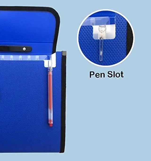 Legal Size/Foolscap 13 Pockets Accordion File Organizer with Handle ...