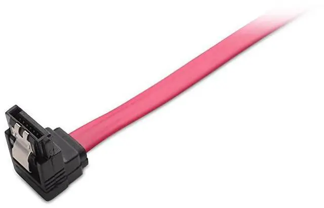 3-Pack 90 Degree Right Angle SATA III 6.0 Gbps SATA (SATA 3 Cable) Red ...