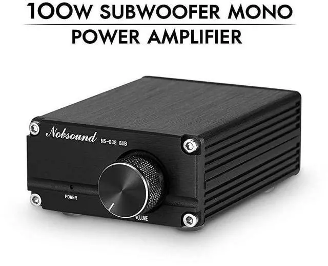 FOR Subwoofer Amplifier 100W Mini Sub Power Amp Black - Newegg.com