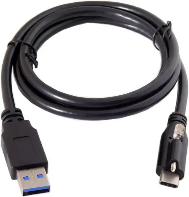 USB 3.1 Type-C Locking Connector to Standard USB3.0 Data Cable 1.2m ...
