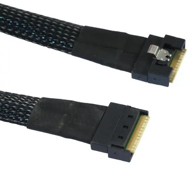 SlimSAs SFF-8654 8i 8x 4.0 All-Enclosed Anti-Slip Plug-In Server High ...