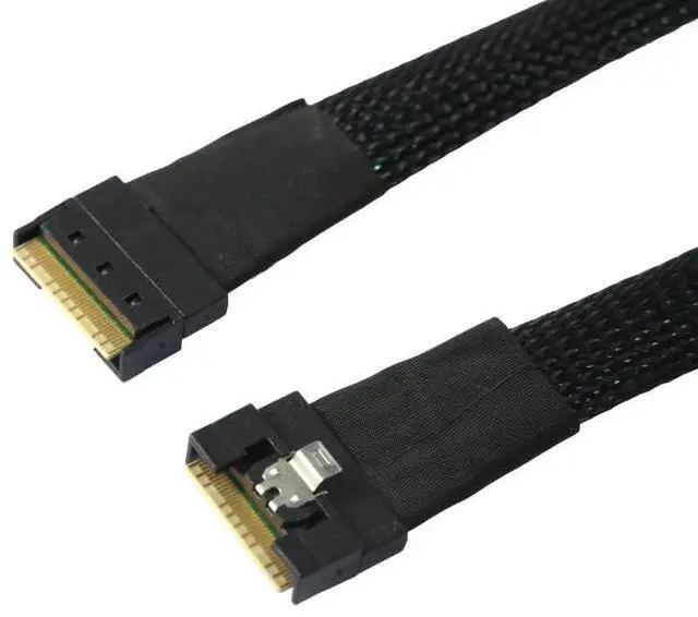 SlimSAs SFF-8654 8i 8x 4.0 All-Enclosed Anti-Slip Plug-In Server High ...