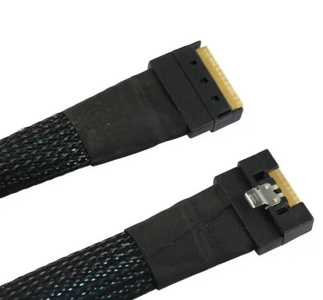 SlimSAs SFF-8654 8i 8x 4.0 All-Enclosed Anti-Slip Plug-In Server High ...