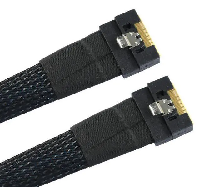 SlimSAs SFF-8654 8i 8x 4.0 All-Enclosed Anti-Slip Plug-In Server High ...