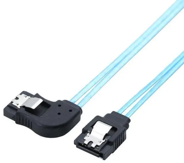 SAT A 7Pfemale right-angle connector rotated 180 degreesfor SATA 12G ...
