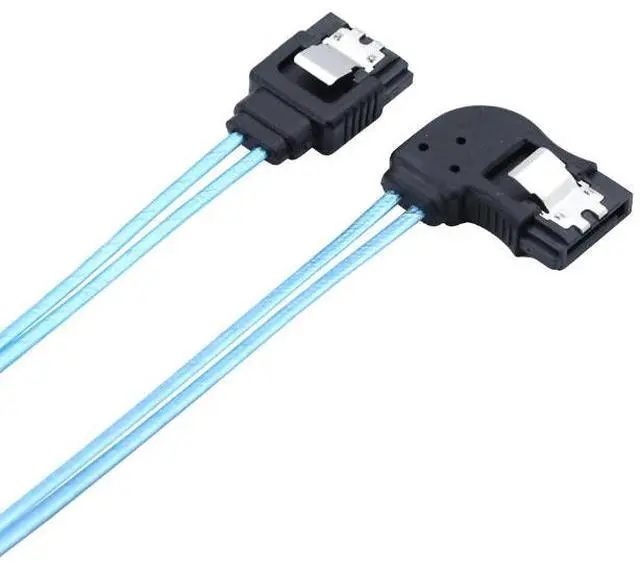 SAT A 7Pfemale right-angle connector rotated 180 degreesfor SATA 12G ...