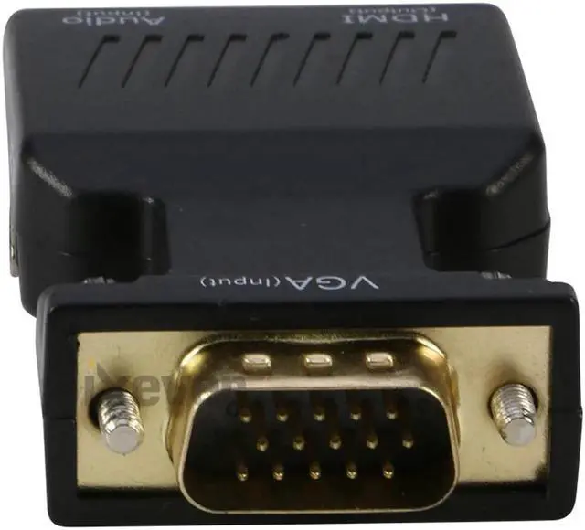 VGA to HDMI Adapter Converter with Audio, Full HD 1080P VGA Male to ...