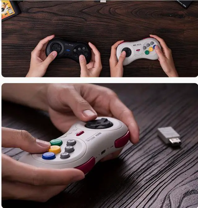 M30 MD mini version 2.4G wireless controller for Switch, a SEGA game ...